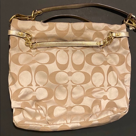 Coach | Bags | Authentic Coach Signature Bucket Bag Euc | Poshmark